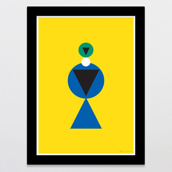 Geometric Tui Art Print by NZ Artist Glenn Jones - Glenn Jones Art