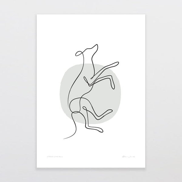 Single Line K9 Series - Glenn Jones Art