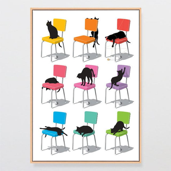 Nine Lives Canvas Print by NZ Artist Glenn Jones - Glenn Jones Art