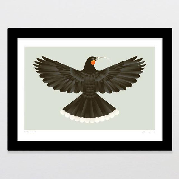 Final Flight Art Print by NZ Artist Glenn Jones - Glenn Jones Art