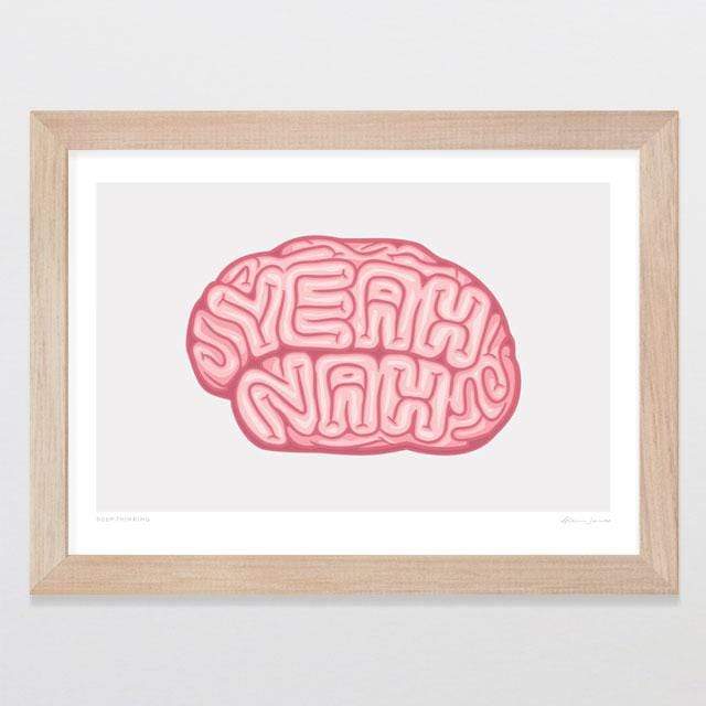 Deep Thinking Art Print by NZ Artist Glenn Jones - Glenn Jones Art